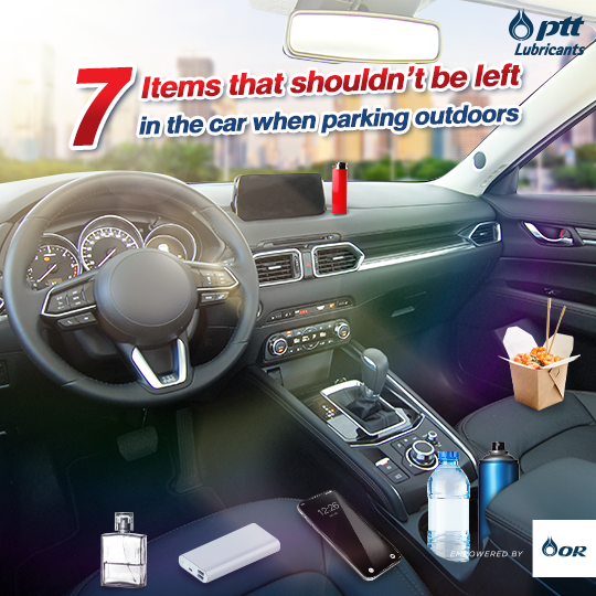 7 items that shouldn’t be left in the car when parking outdoors